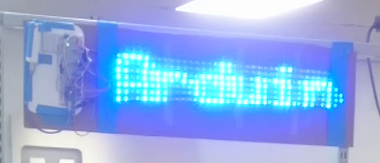 Brady's Scrolling LED Sign - Dale Wheat . com